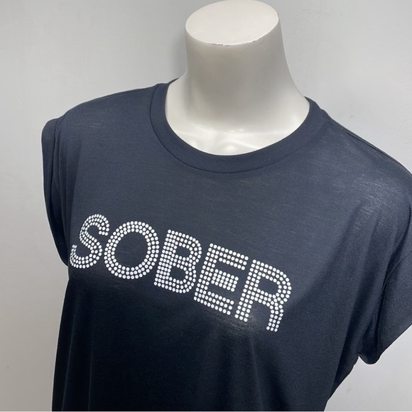 kim savage | Tops | Sober Tshirt New | Poshmark
